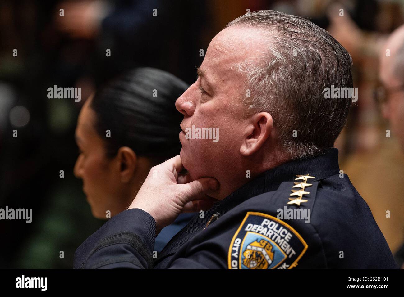 New York, United States. 06th Jan, 2025. NYPD Chief of Department John ...