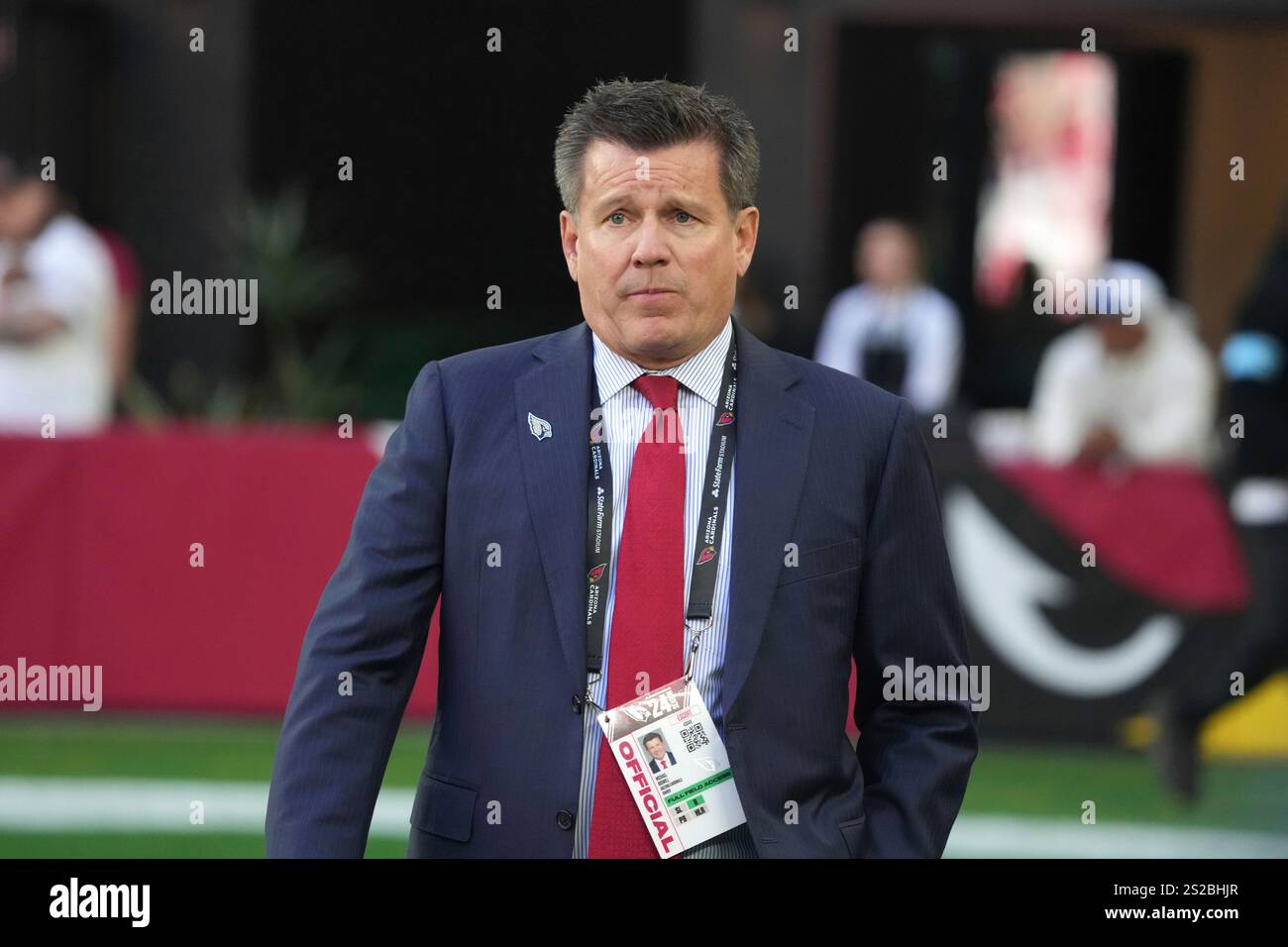Arizona Cardinals owner Michael Bidwell before their NFL football game ...