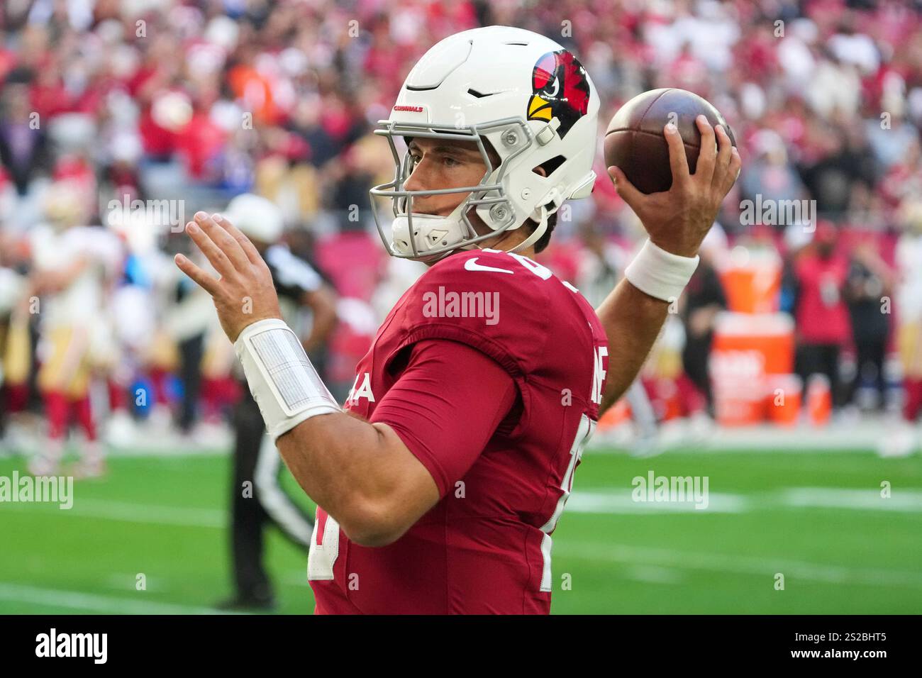 Arizona Cardinals quarterback Clayton Tune (15) during their NFL ...