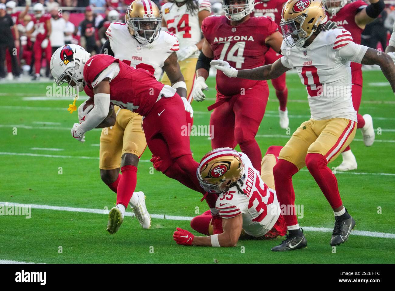 Arizona Cardinals wide receiver Greg Dortch (4) during their NFL ...