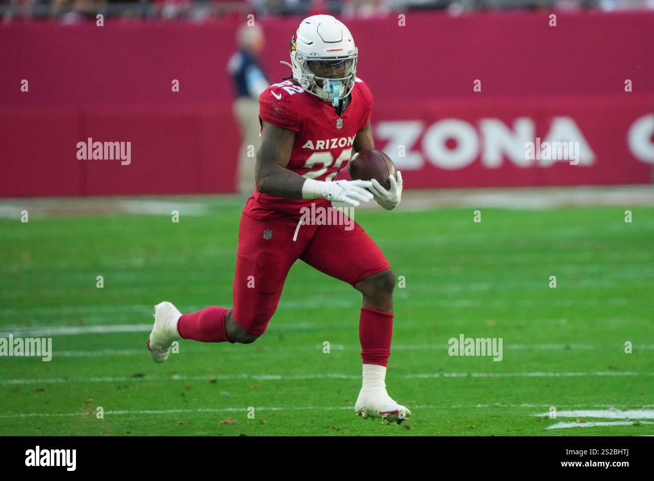 Arizona Cardinals running back Michael Carter (22) during their NFL ...