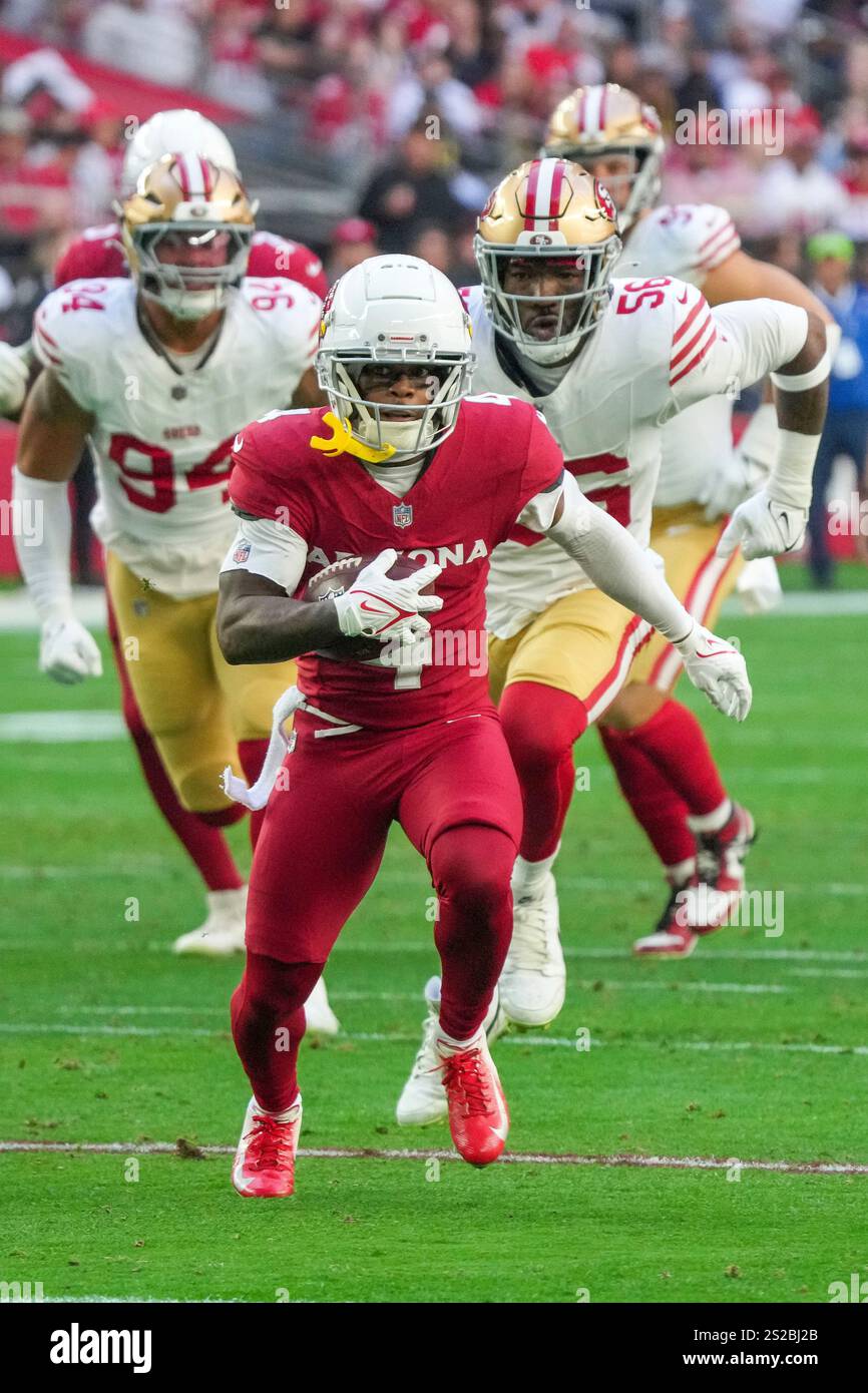 Arizona Cardinals wide receiver Greg Dortch (4) during their NFL ...