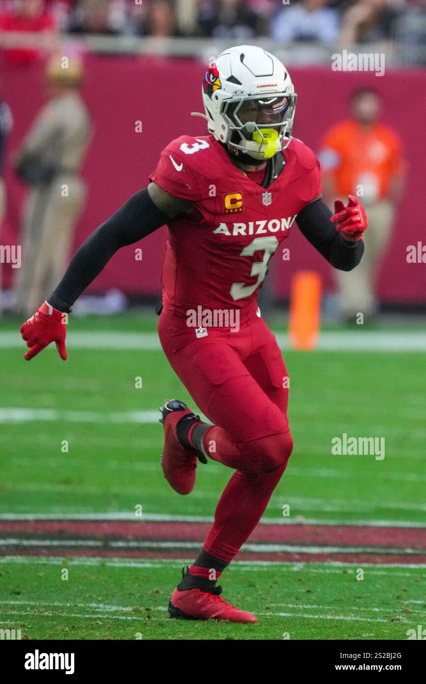 Arizona Cardinals safety Budda Baker (3) during their NFL football game ...