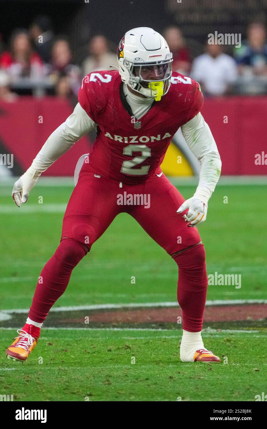 Arizona Cardinals linebacker Mack Wilson Sr. (2) during their NFL ...