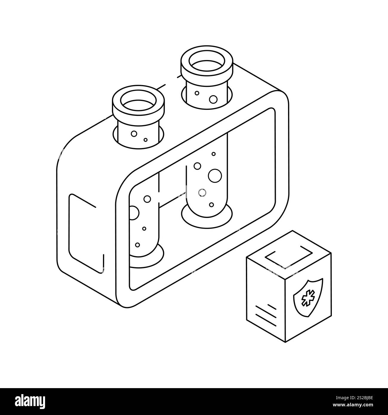 Microscope setup Stock Vector Images - Alamy