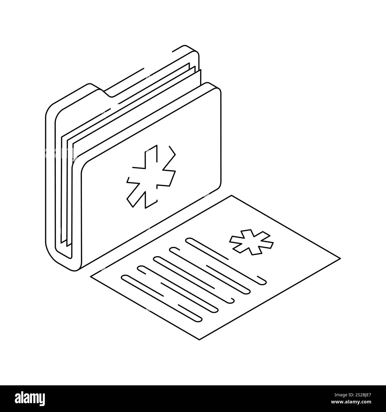 Medical records vector vectors Black and White Stock Photos & Images ...