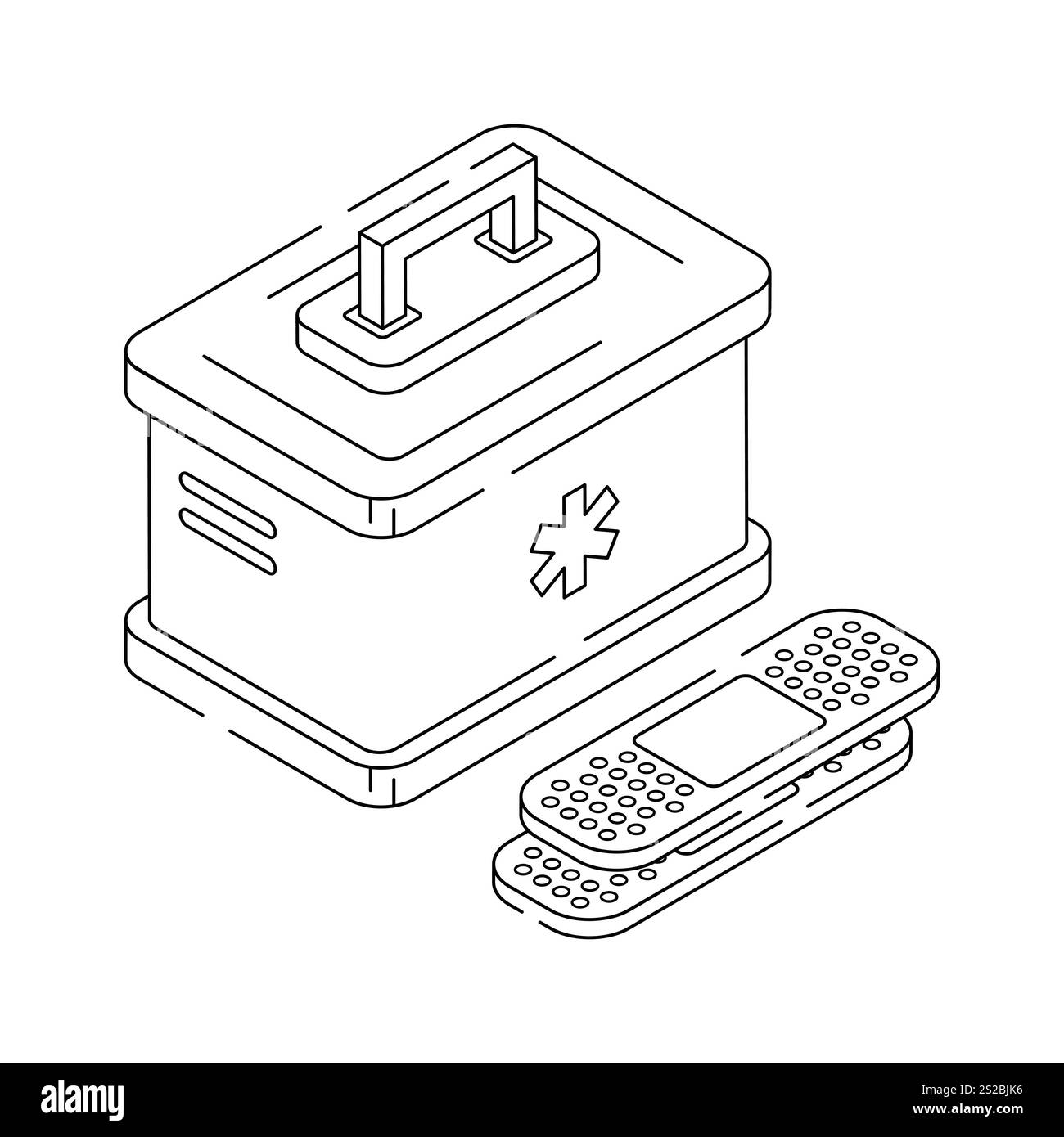 Get your hands on this amazing icon of first aid kit in isometric style ...