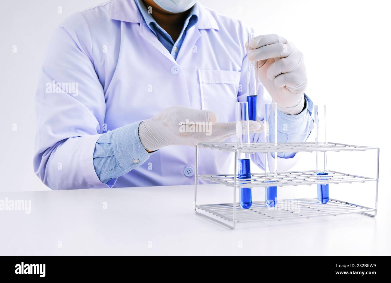 Science innovative Male medical or scientific laboratory researcher ...