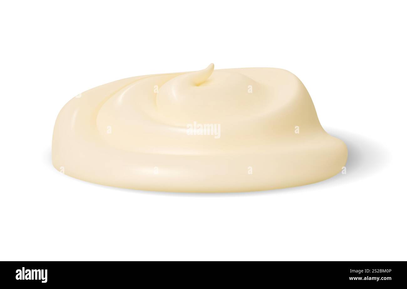 Dollop of cream cheese Stock Vector Images - Alamy