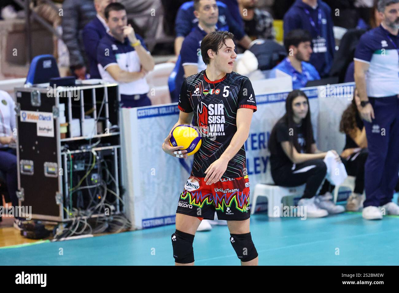 Nicola Cianciotta (Sir Susa Vim Perugia) during Cisterna Volley vs Sir ... Nicola Cianciotta (Sir Susa Vim Perugia) during Cisterna Volley vs Sir ...