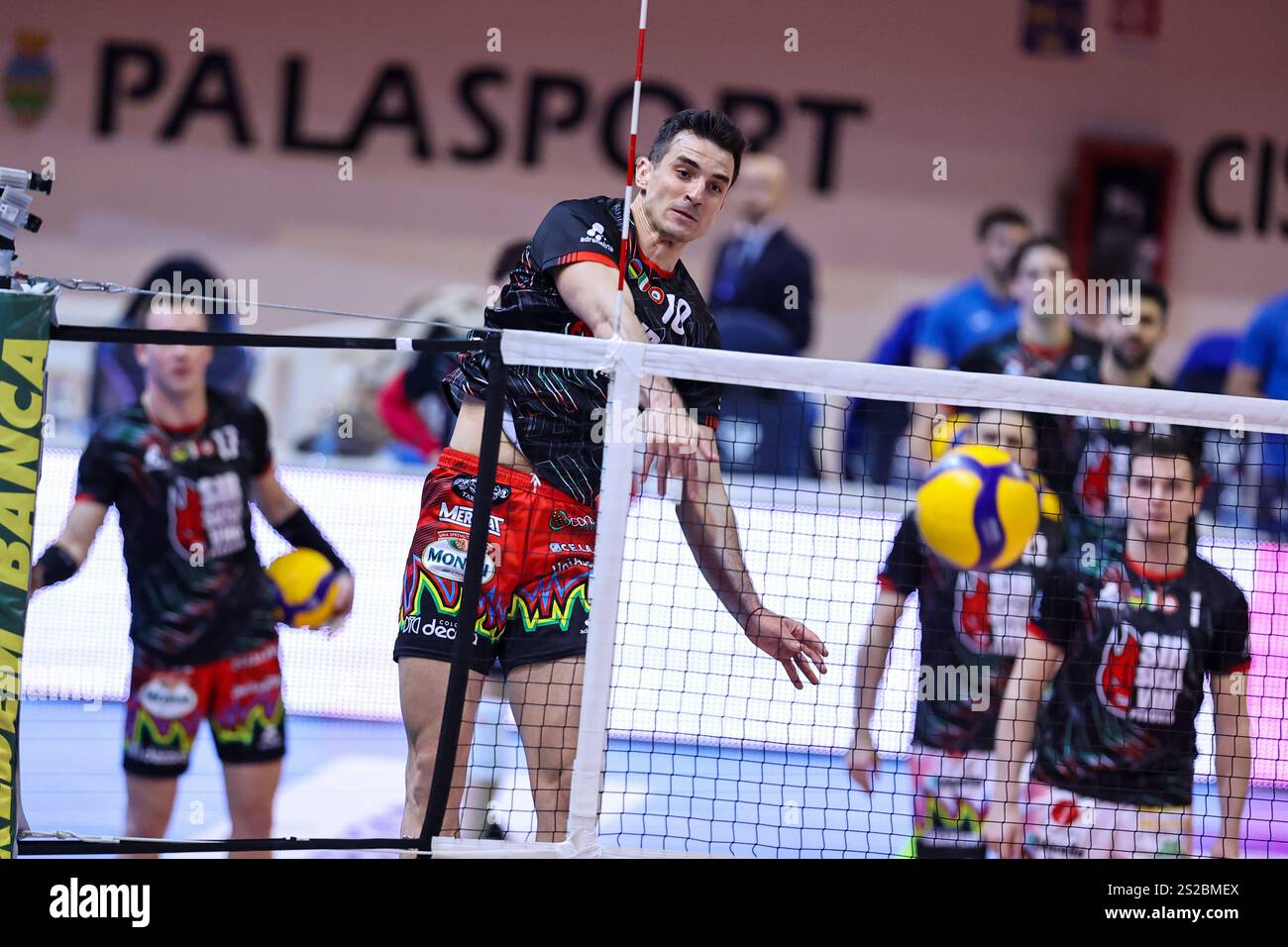 Wassim Ben Tara (Sir Susa Vim Perugia) during Cisterna Volley vs Sir Susa Vim Perugia ...
