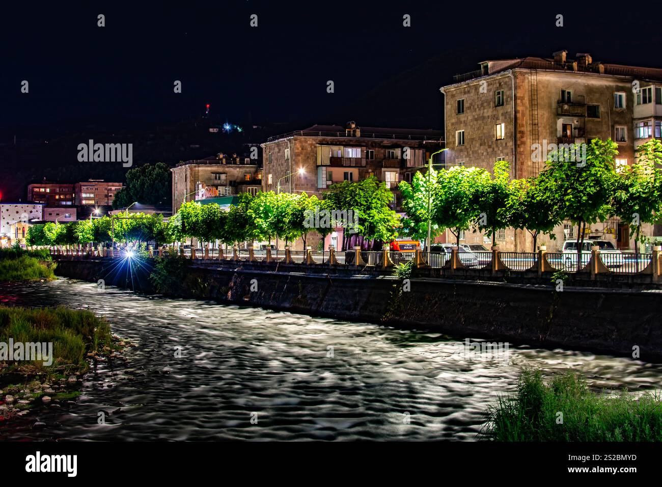 Night city. Lights of the night city. Life in the night city. Nice view ...