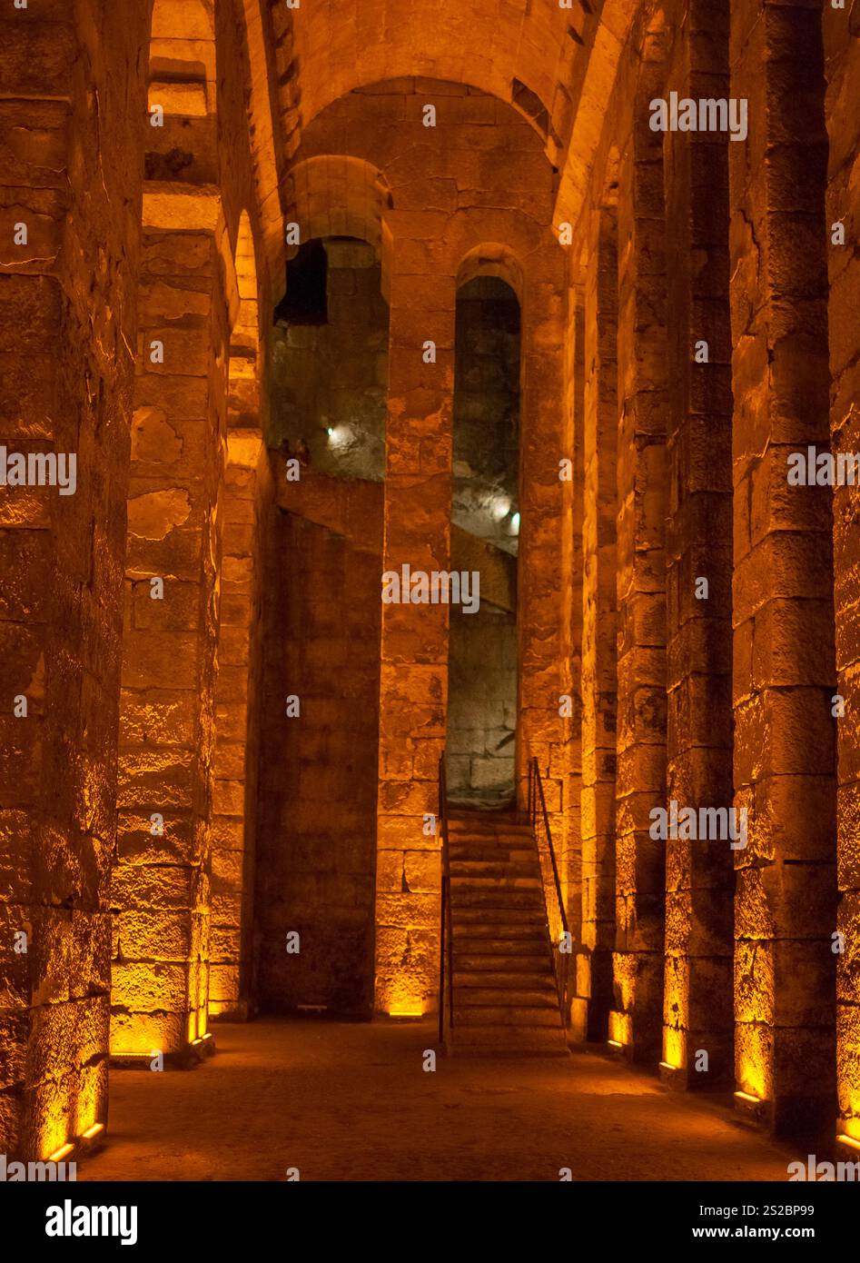 water cisterns in the ancient city of Dara has a magnificent structure ...