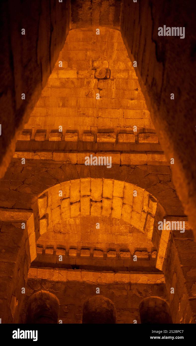 water cisterns in the ancient city of Dara has a magnificent structure ...