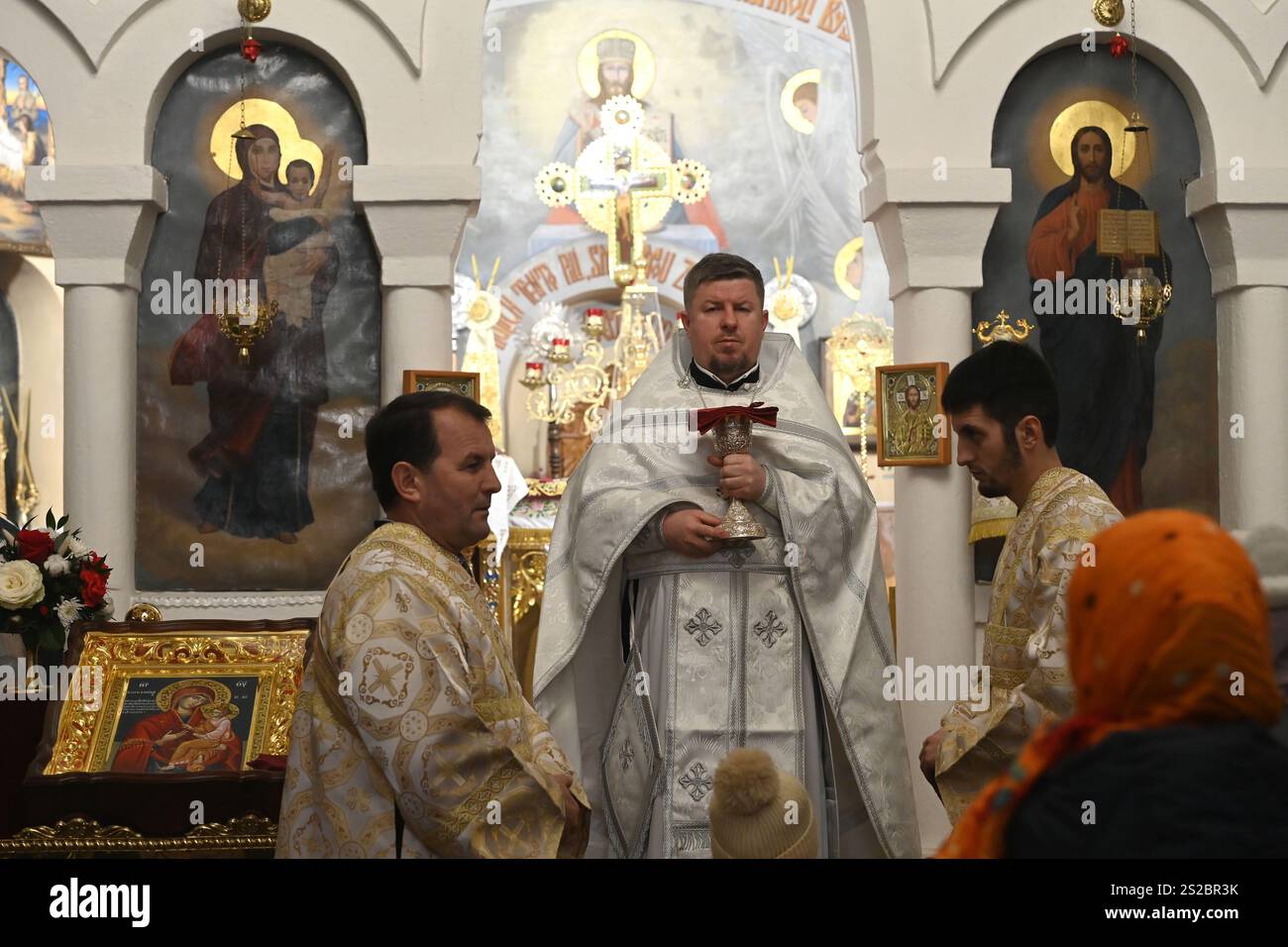 Olomouc, Czech Republic. 07th Jan, 2025. Priest Alexij Kukhta ...