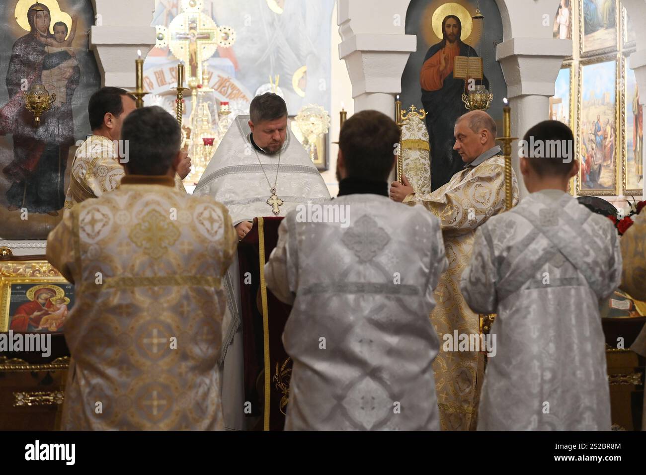 Olomouc, Czech Republic. 07th Jan, 2025. Priest Alexij Kukhta ...
