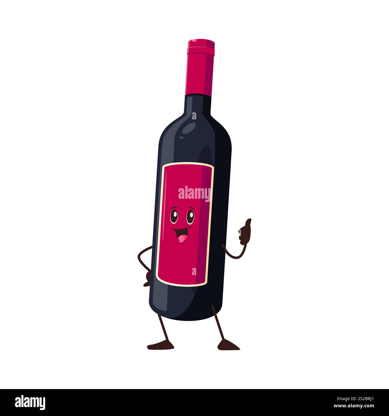 Cartoon groovy red wine bottle happy character. Cabernet red wine funny ...