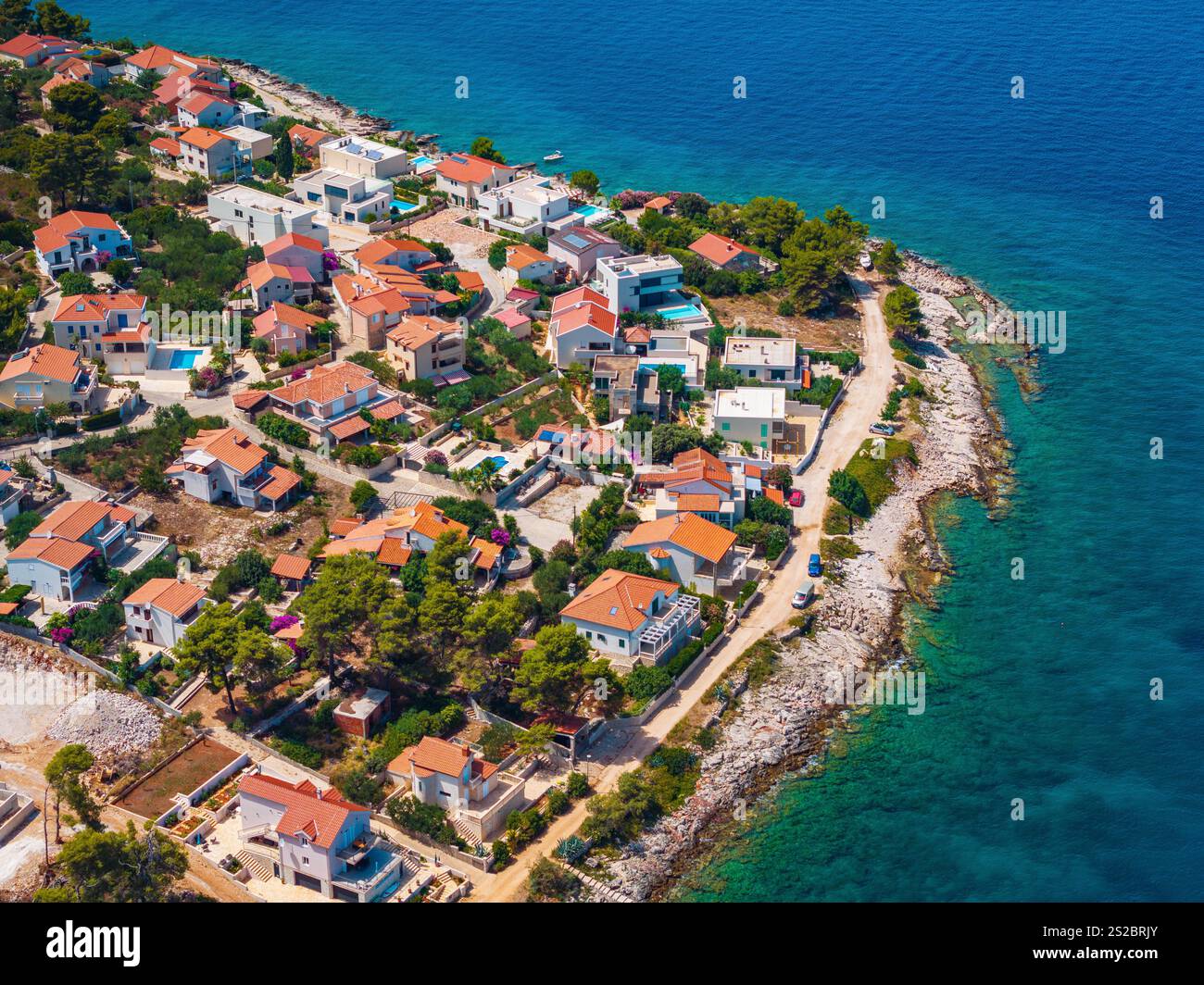 otok Šolta / island Solta Stock Photo - Alamy