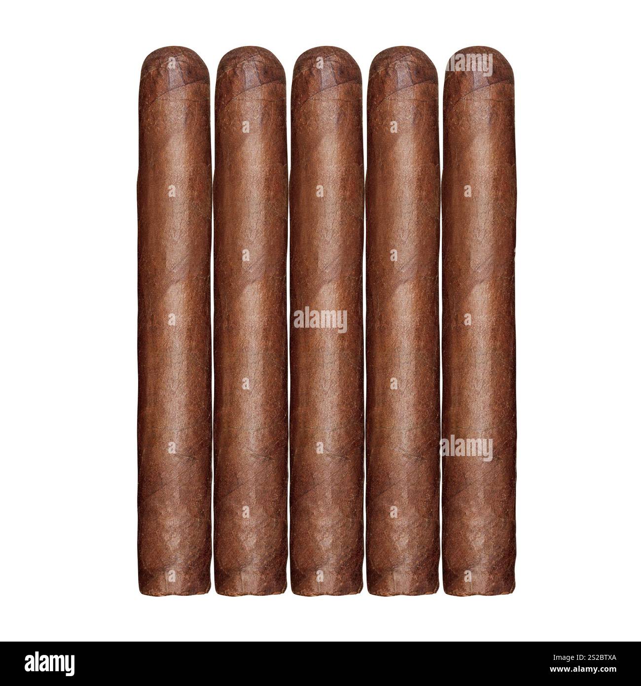 long cigar set isolated on white background Stock Photo - Alamy