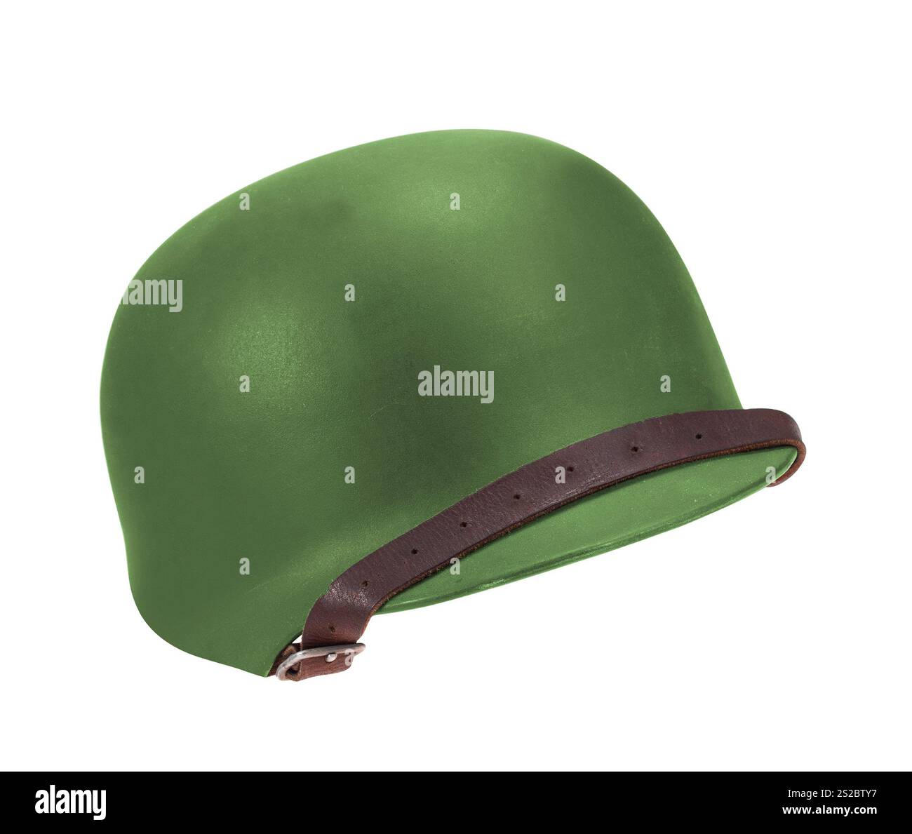 A Soviet military helmet isolated on white background Stock Photo - Alamy