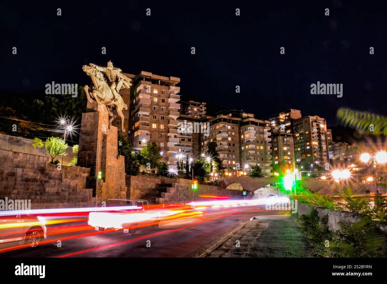 Night city. Lights of the night city. Life in the night city. Nice view ...