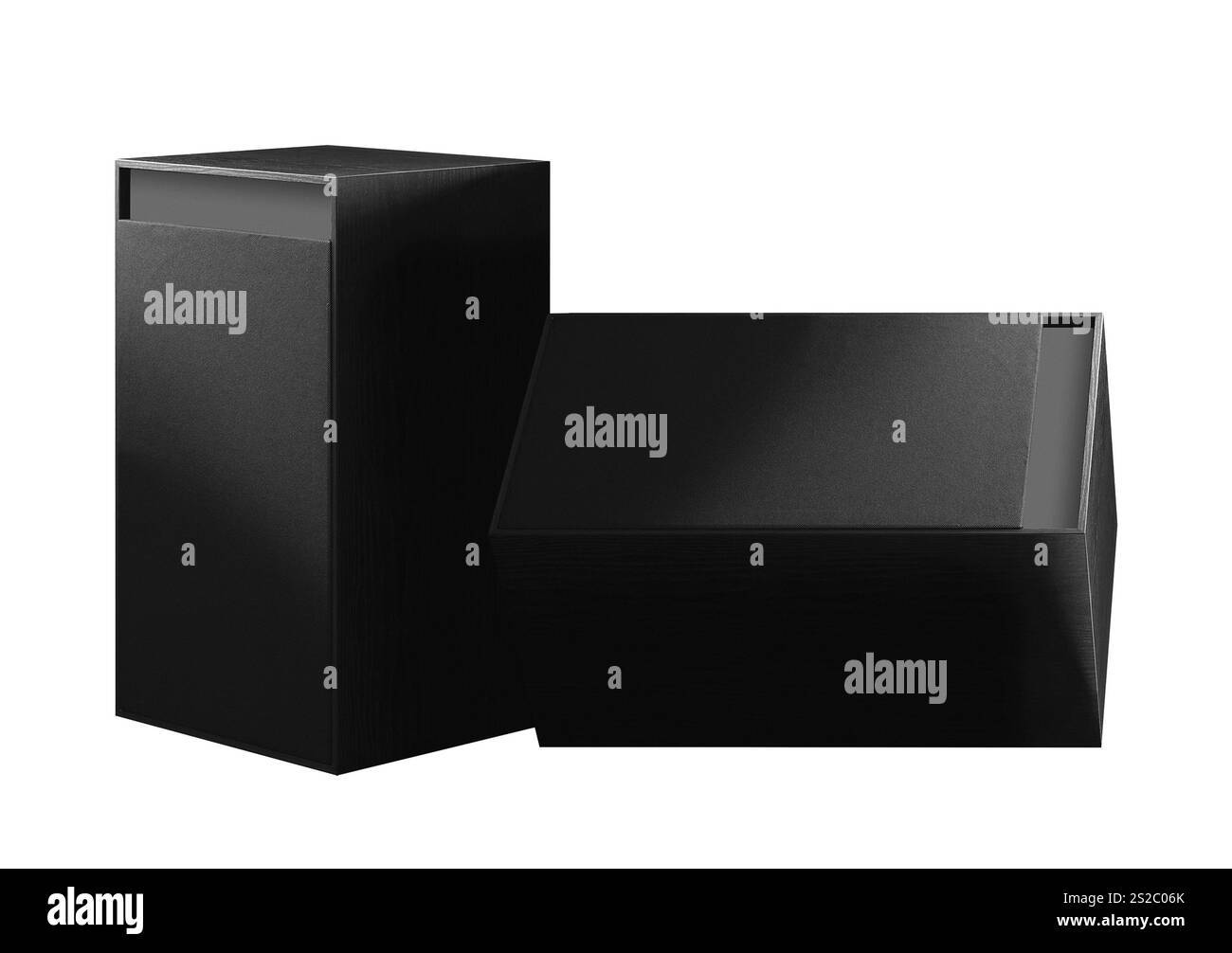 Music Columns isolated on white background Stock Photo - Alamy