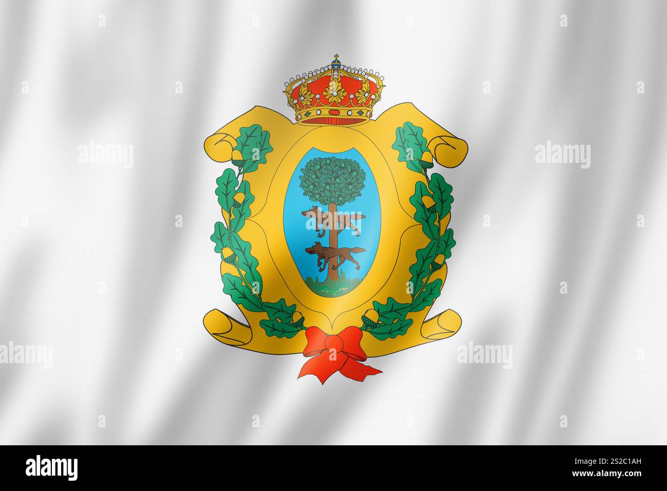 Durango state flag, Mexico waving banner collection. 3D illustration ...