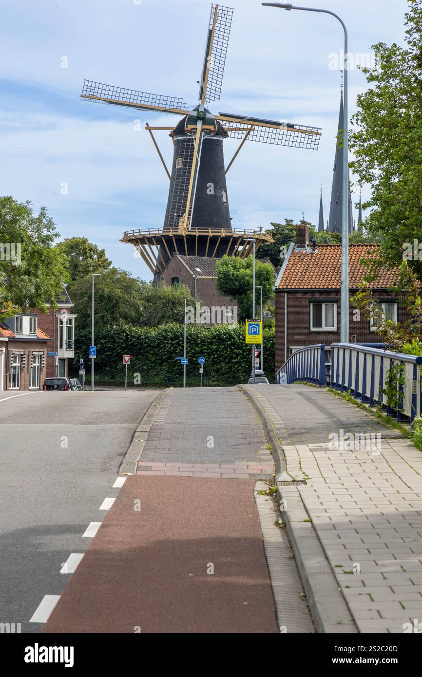 Windmill Woerden the Netherlands "De Windhond" In 1984 the mill was ...