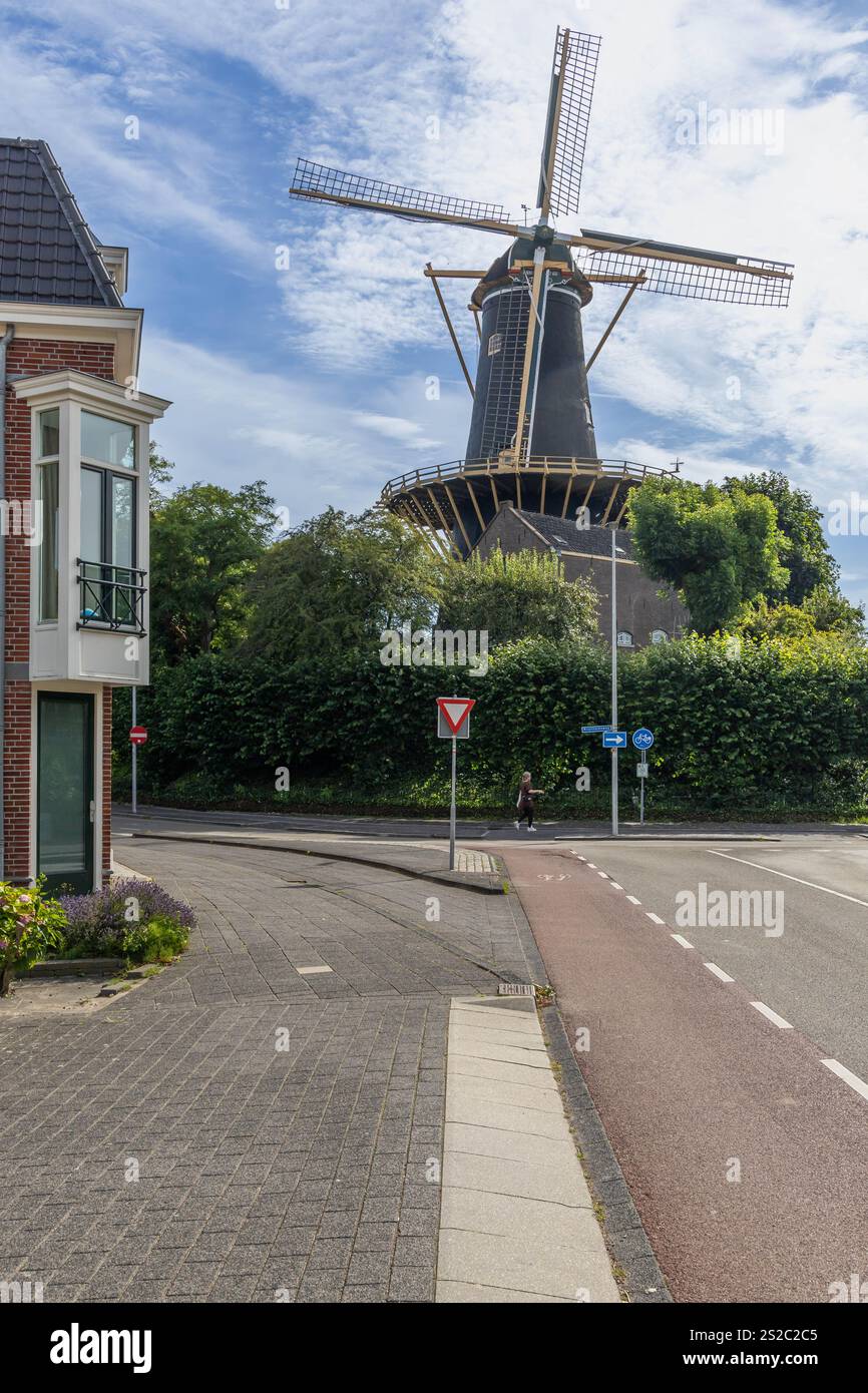 Windmill Woerden the Netherlands "De Windhond" In 1984 the mill was ...