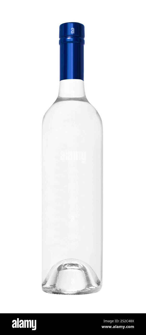 Beautifully Clear vodka bottle isolated on white background Stock Photo ...