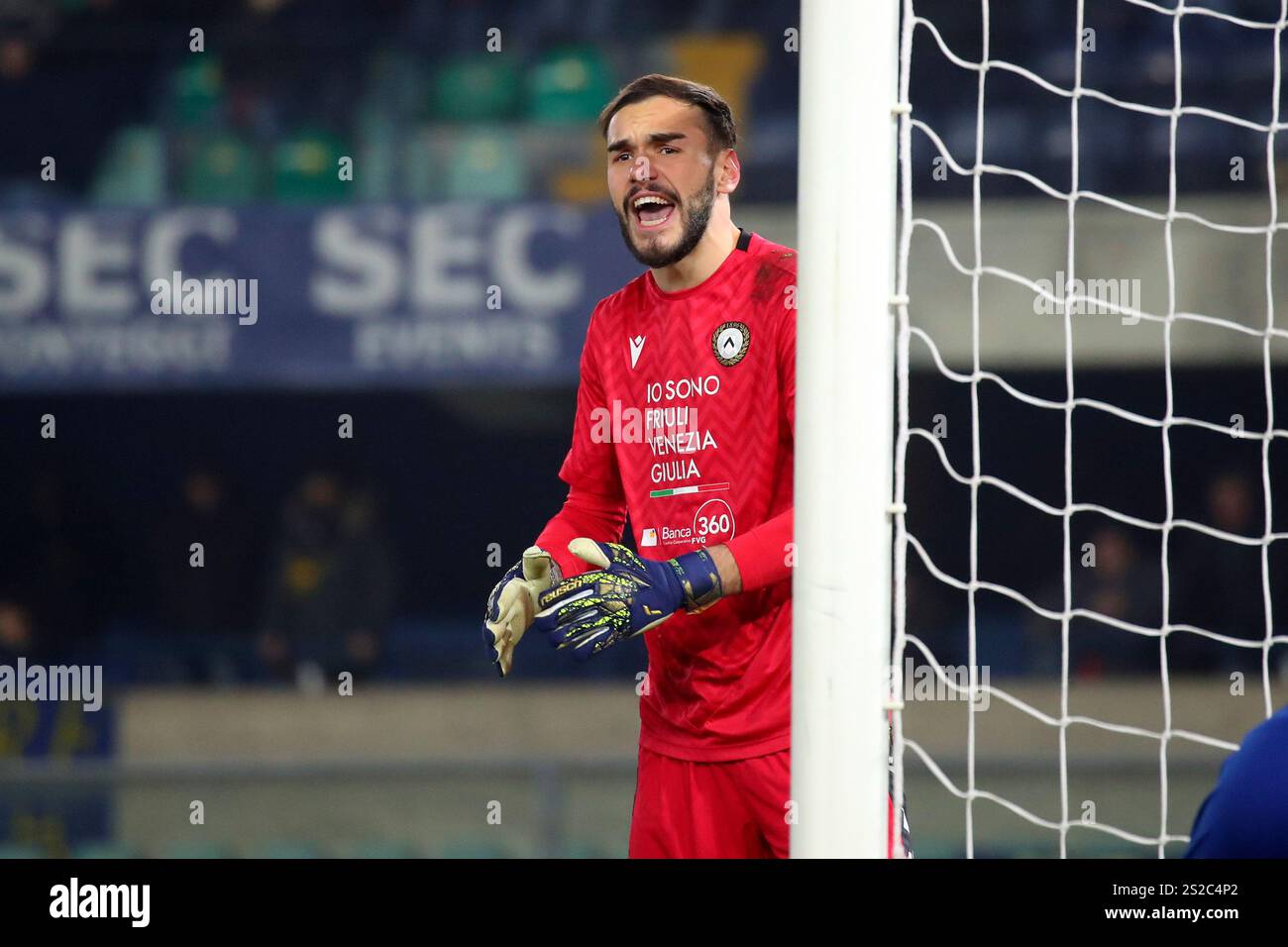 Verona, Italia. 04th Jan, 2025. Udinese's Razvan Sava in action during ...