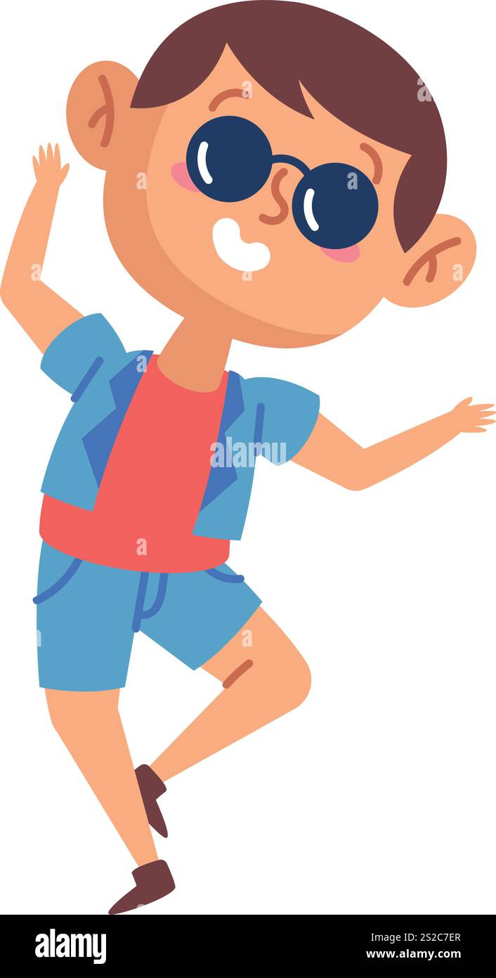 cartoon boy dancing Stock Vector Image & Art - Alamy