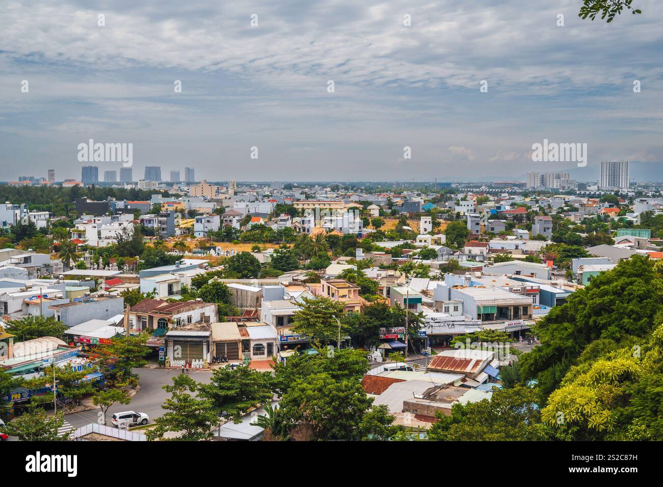 Scenic view of Da Nang city from Marble Mountain. Da Nang, Vietnam ...