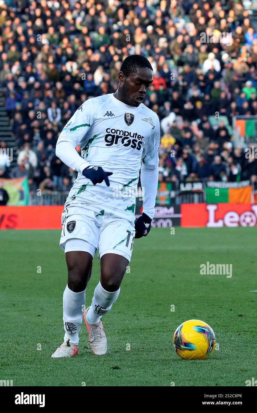 Venezia, Italia. 04th Jan, 2025. Empoli's Emmanuel Gyasi In action ...