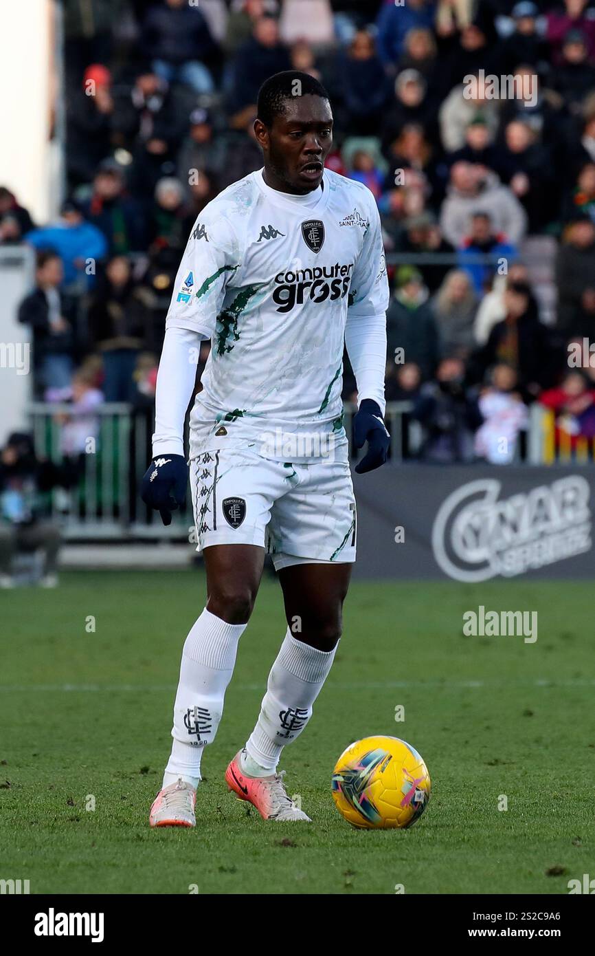 Venezia, Italia. 04th Jan, 2025. Empoli's Emmanuel Gyasi In action ...