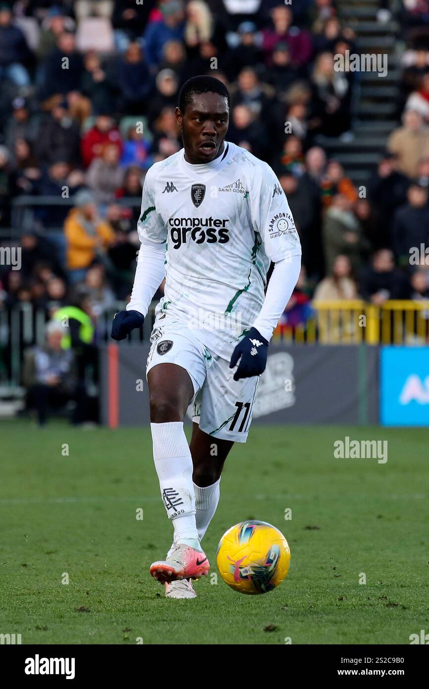 Venezia, Italia. 04th Jan, 2025. Empoli's Emmanuel Gyasi In action ...