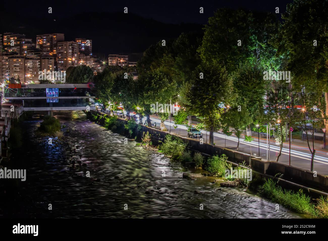 Night city. Lights of the night city. Life in the night city. Nice view ...