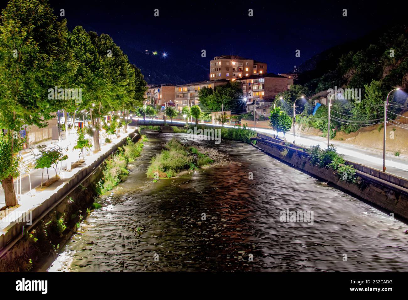 Night city. Lights of the night city. Life in the night city. Nice view ...