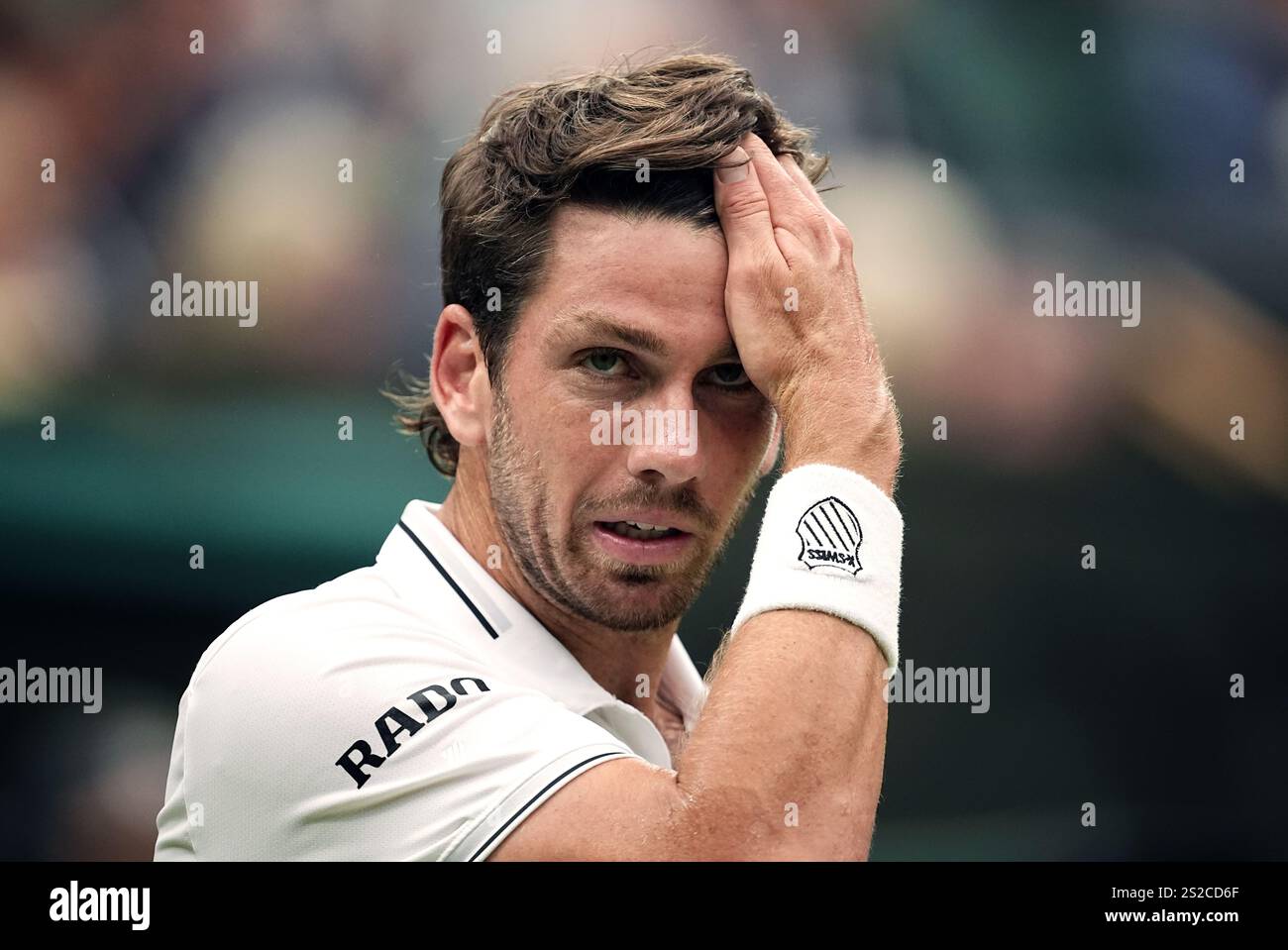 File photo dated 06-07-2024 of Cameron Norrie, who accidentally hit a ...