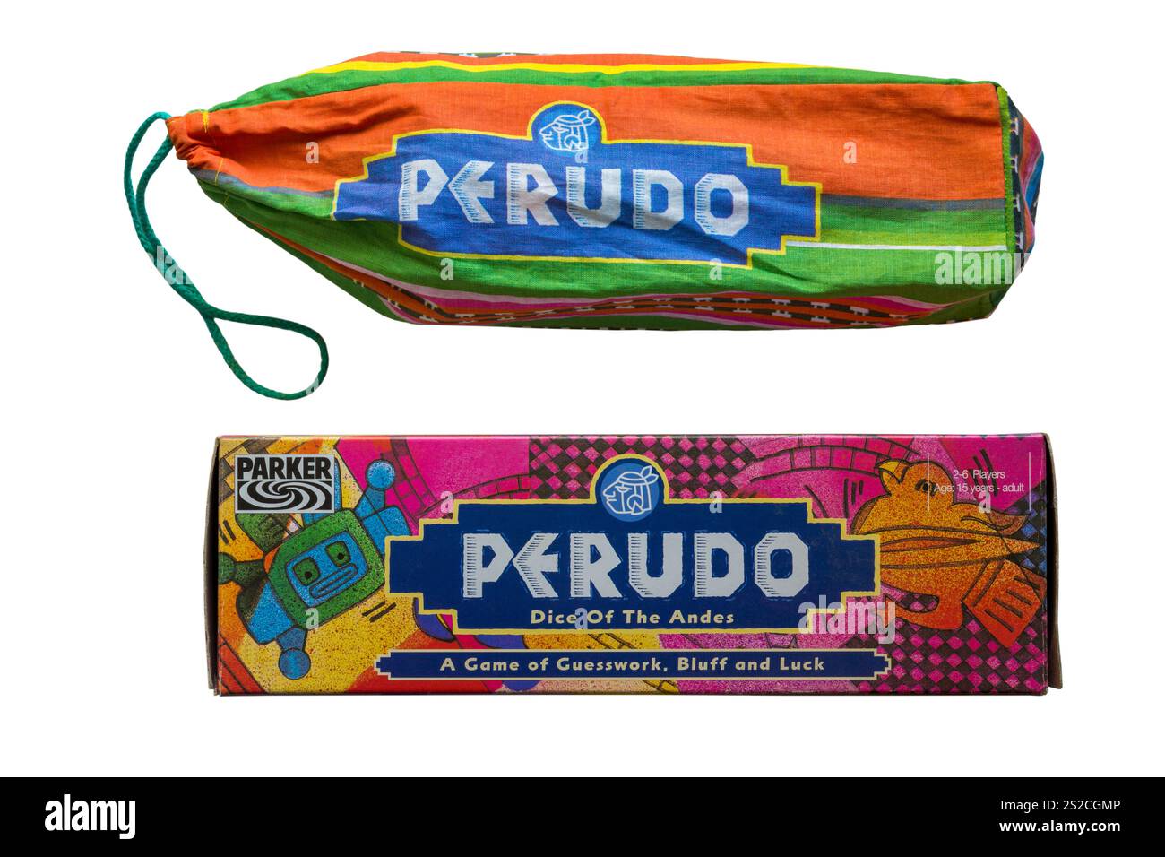 vintage Perudo game dice of the Andes by Parker a game of guesswork ...