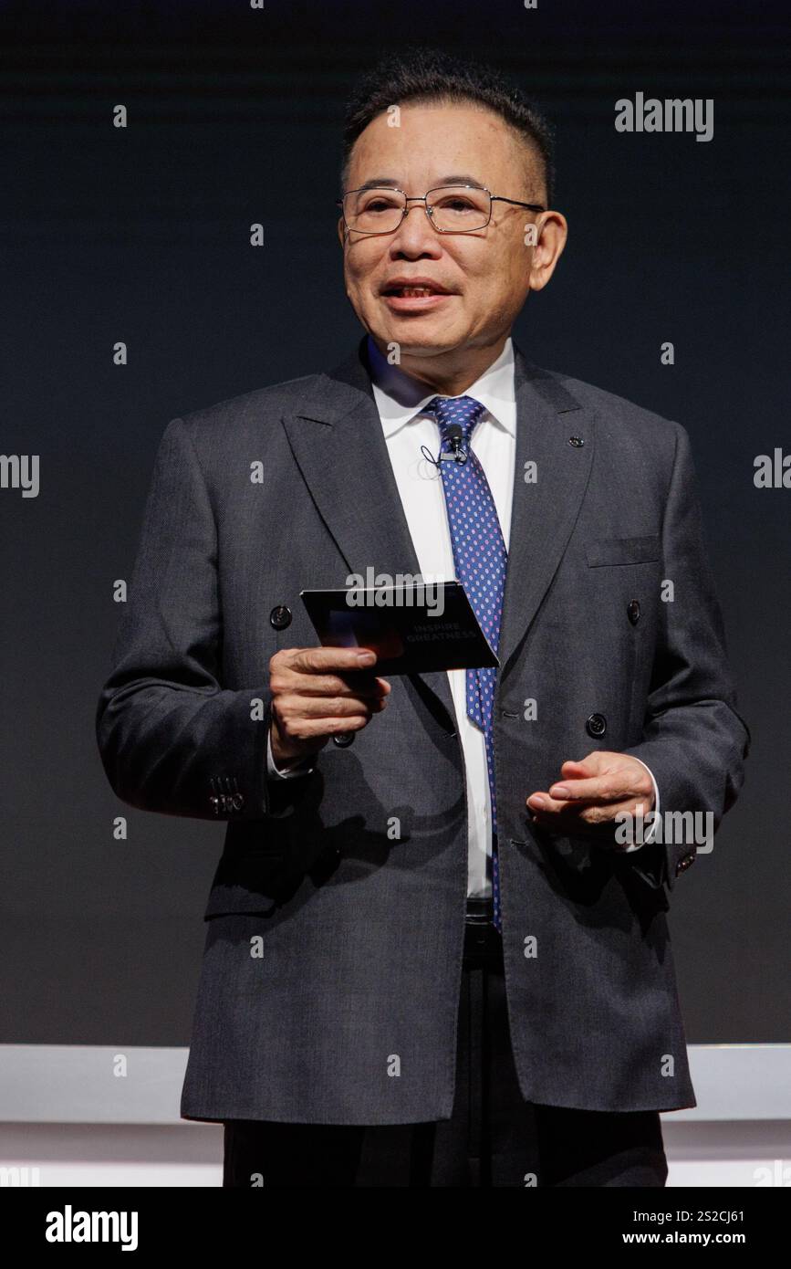 Las Vegas, USA. 06th Jan, 2025. Li Dongsheng, Chairman and CEO of TCL ...
