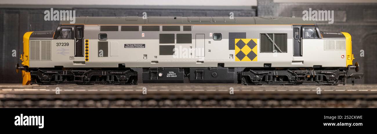Class 37 diesel locomotive, Coal Sector livery, 00 gauge scale model ...