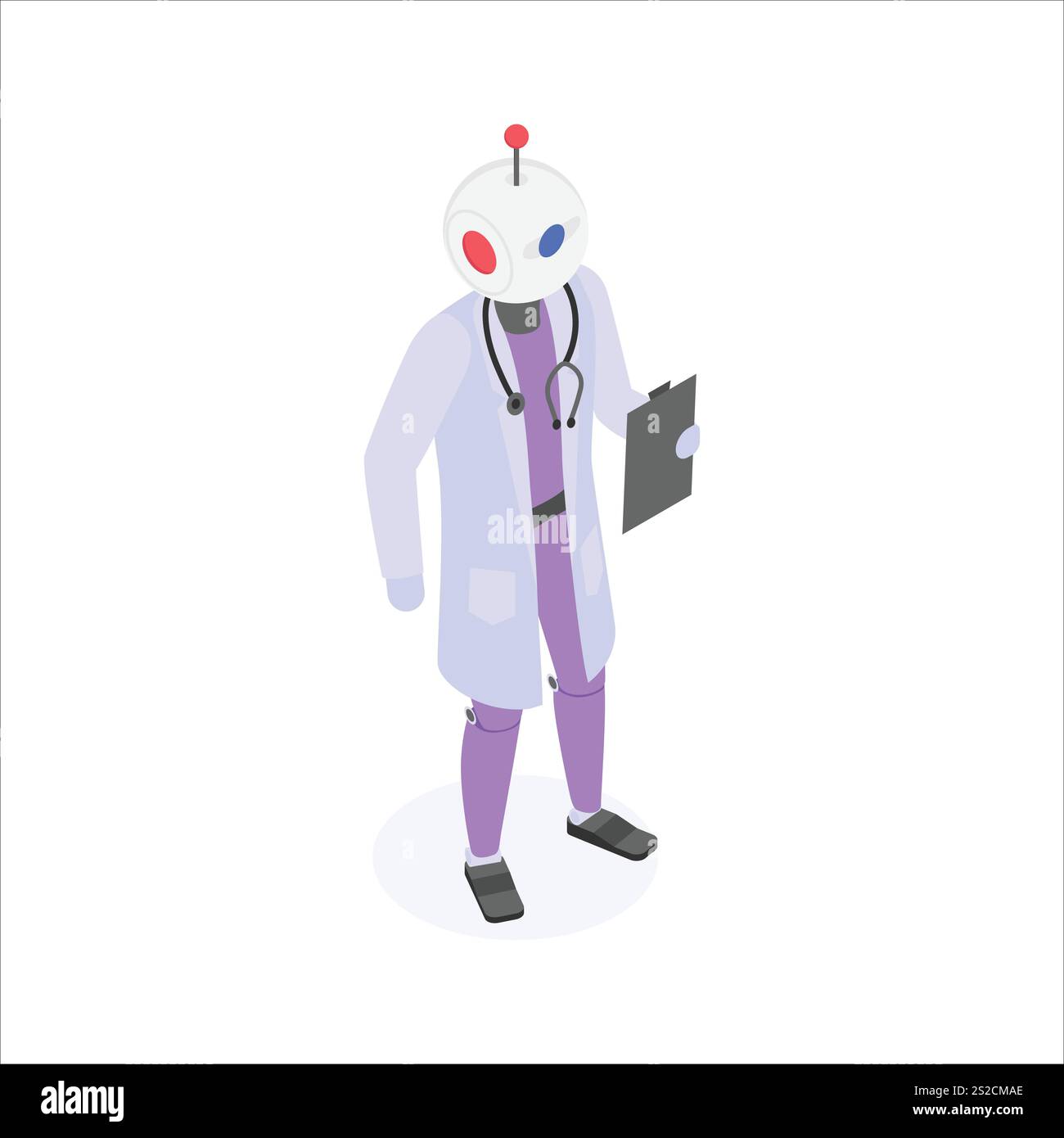 Medical robot designed for patient diagnosis and healthcare assistance ...