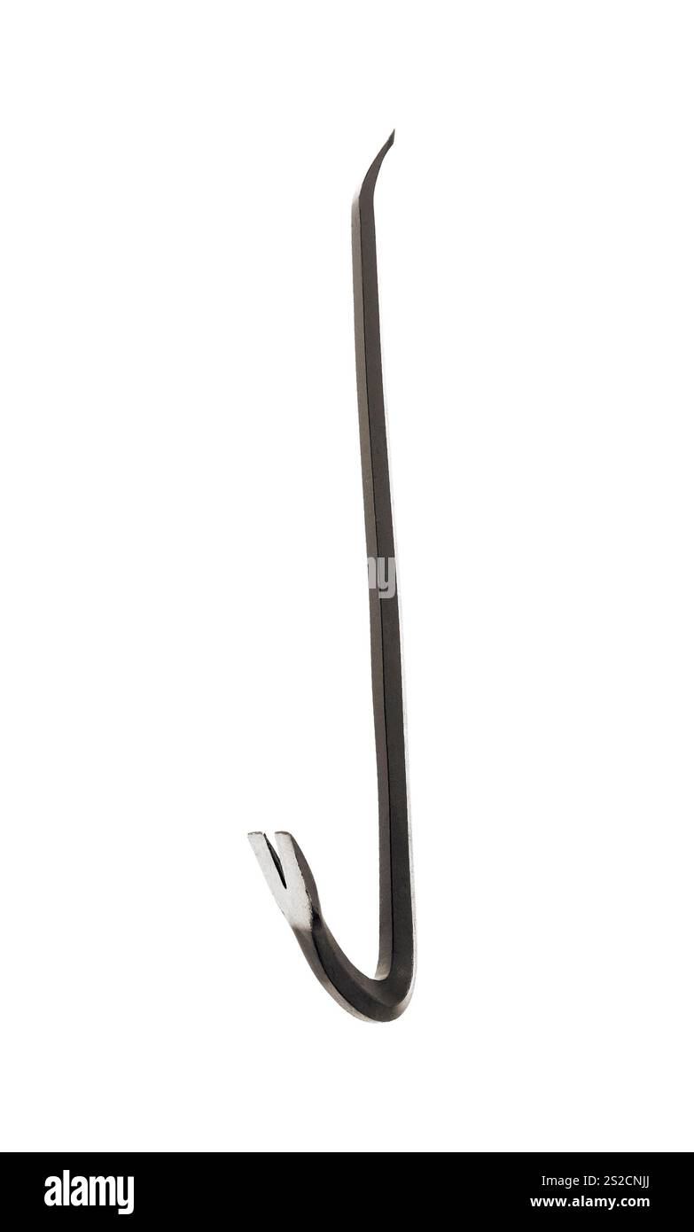 Crowbar isolated on white background Stock Photo - Alamy