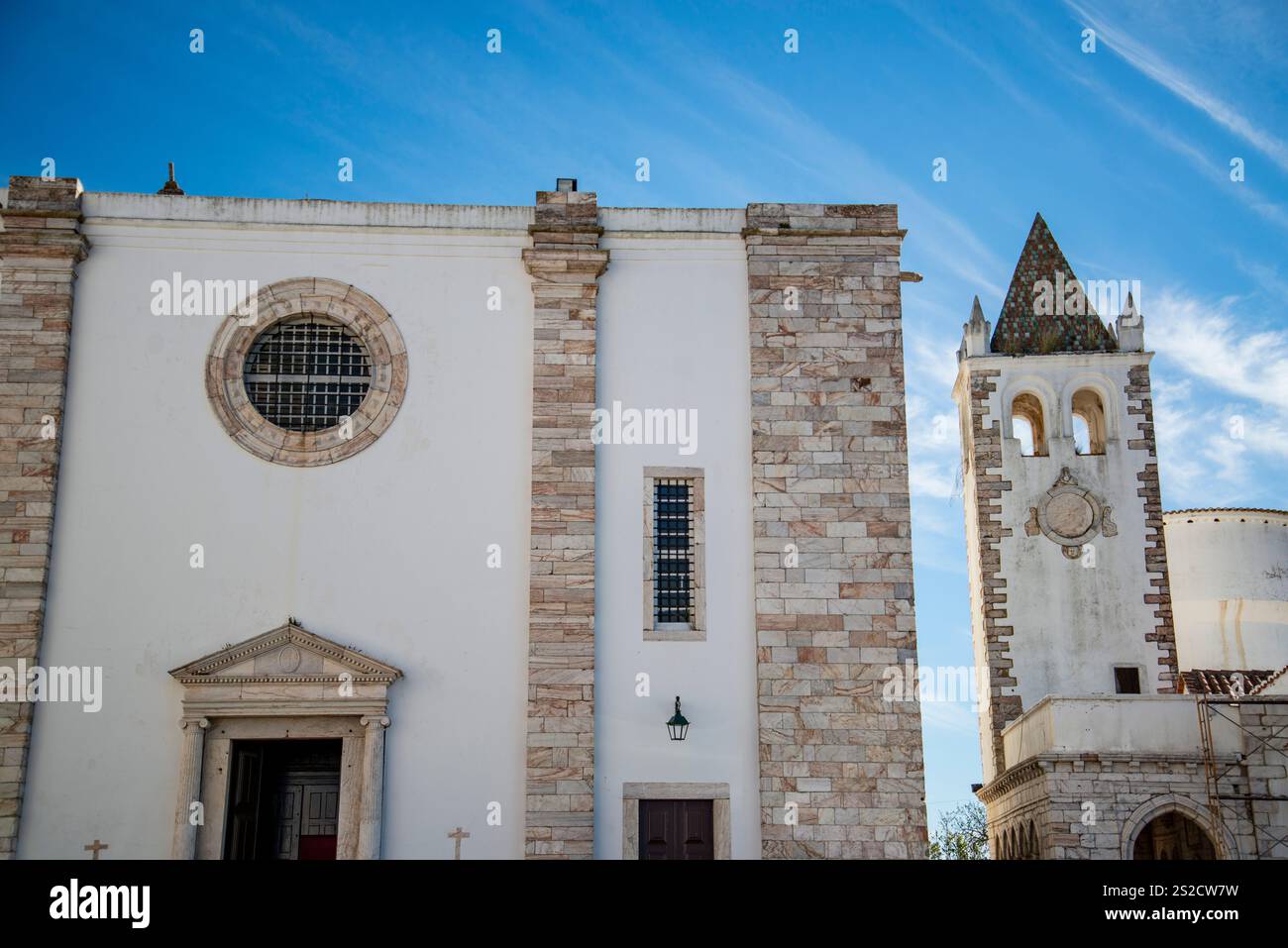 the largo Dom Dinis at the Estremoz Castle or Castelo in the old Town ...