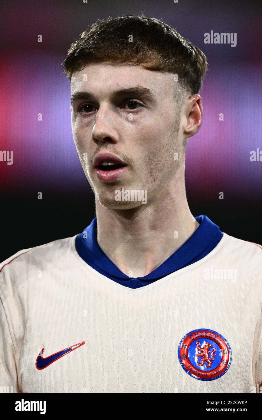 LONDON, ENGLAND - JANUARY 4: Cole Palmer of Chelsea FC looks on during ...