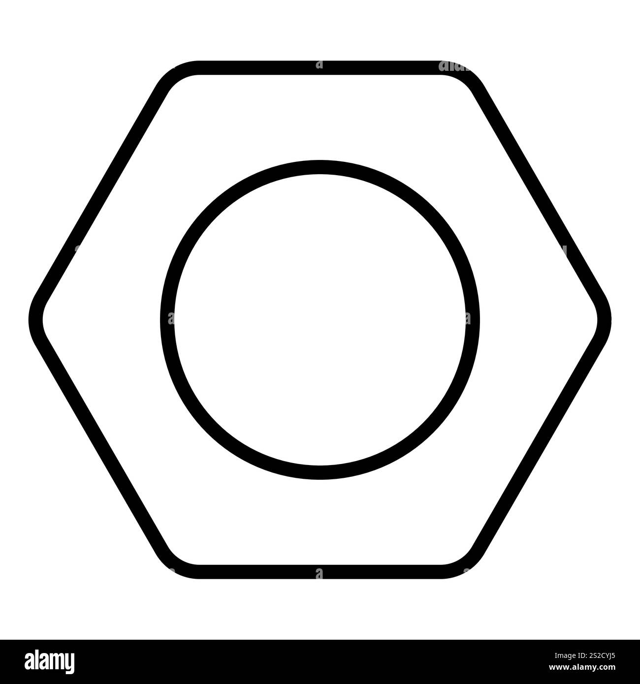 nut silhouette shape, black and white vector illustration Stock Vector ...