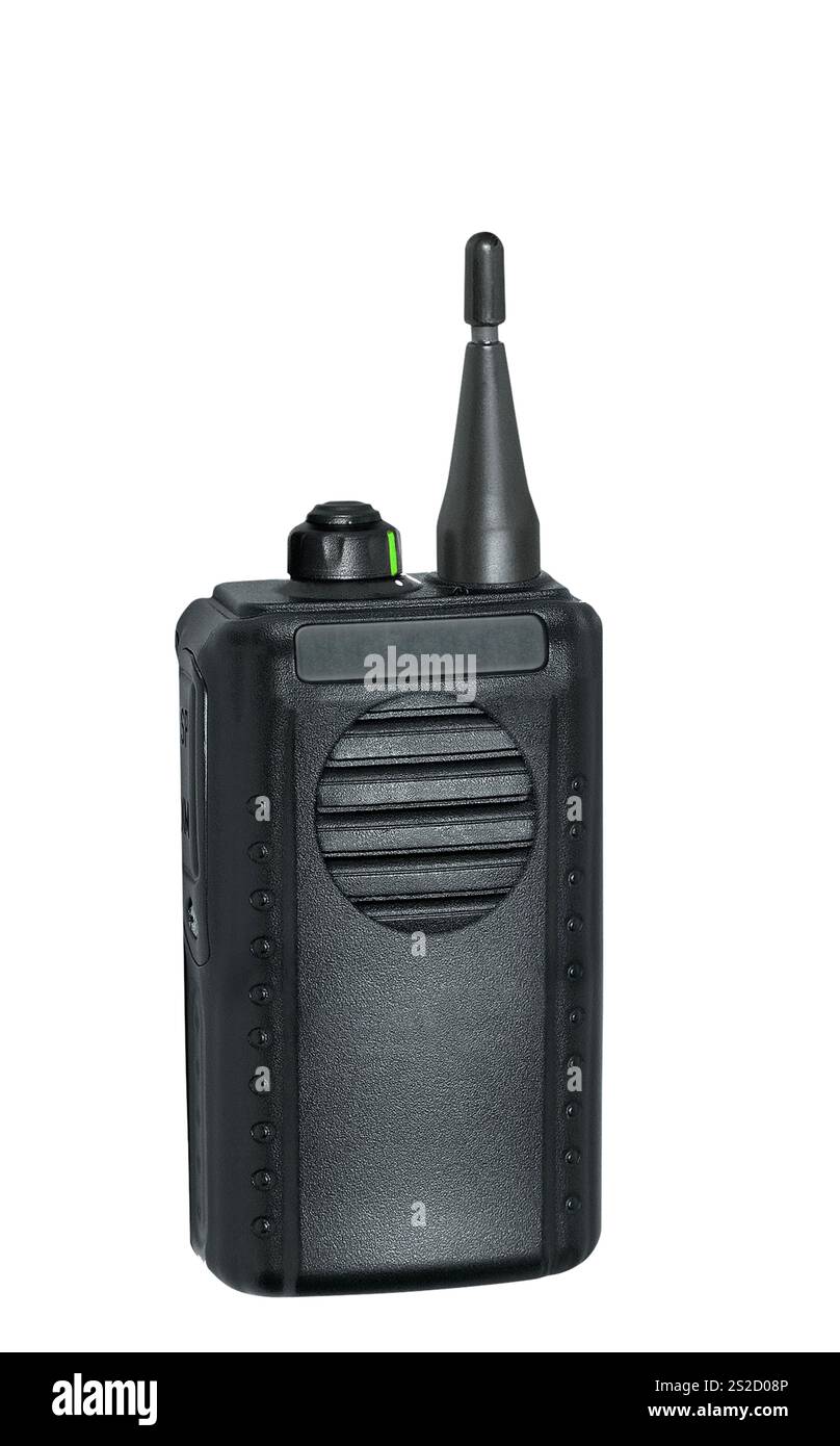 portable radio sets on a white background Stock Photo - Alamy