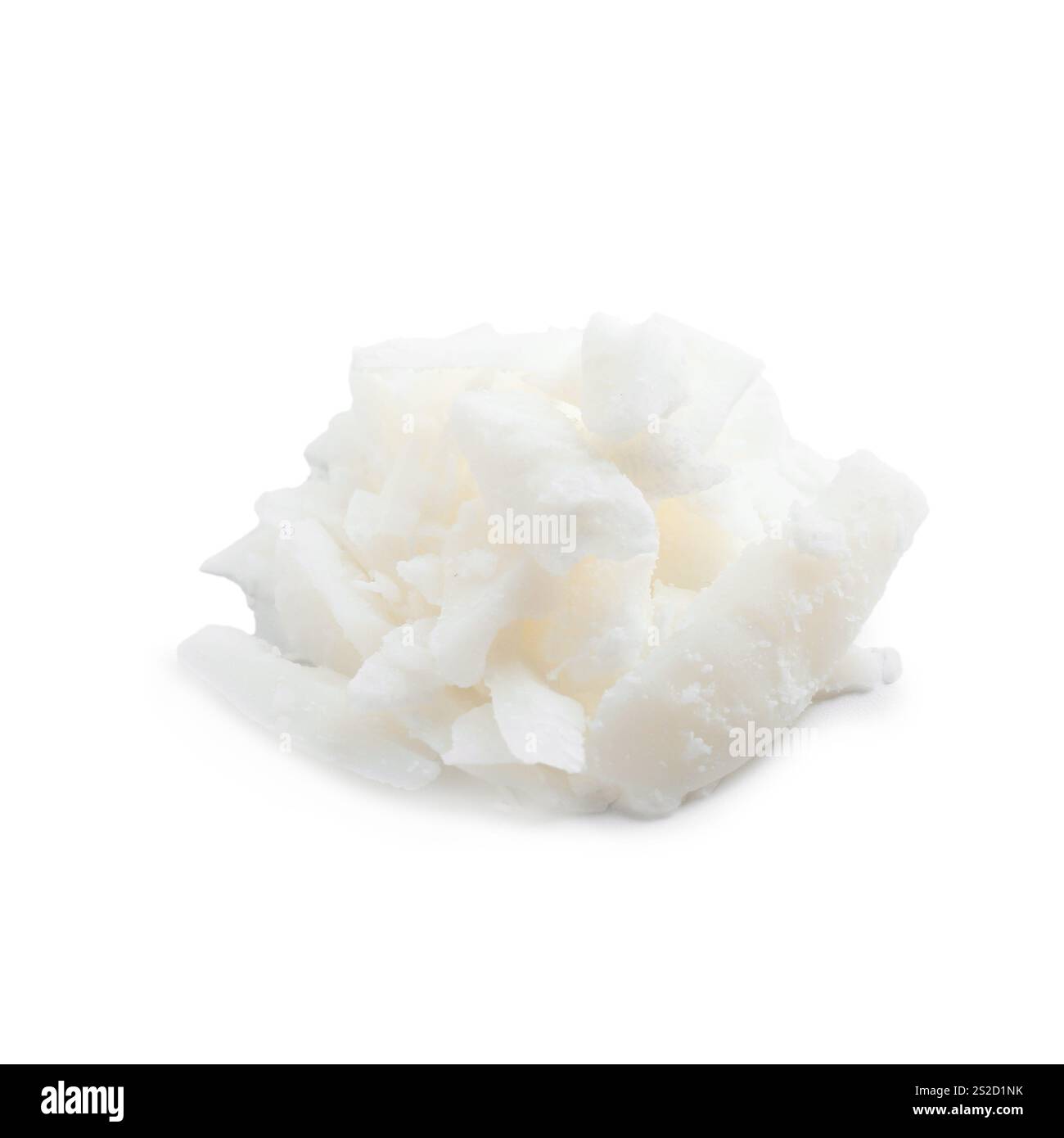 Pile of soy wax isolated on white Stock Photo - Alamy