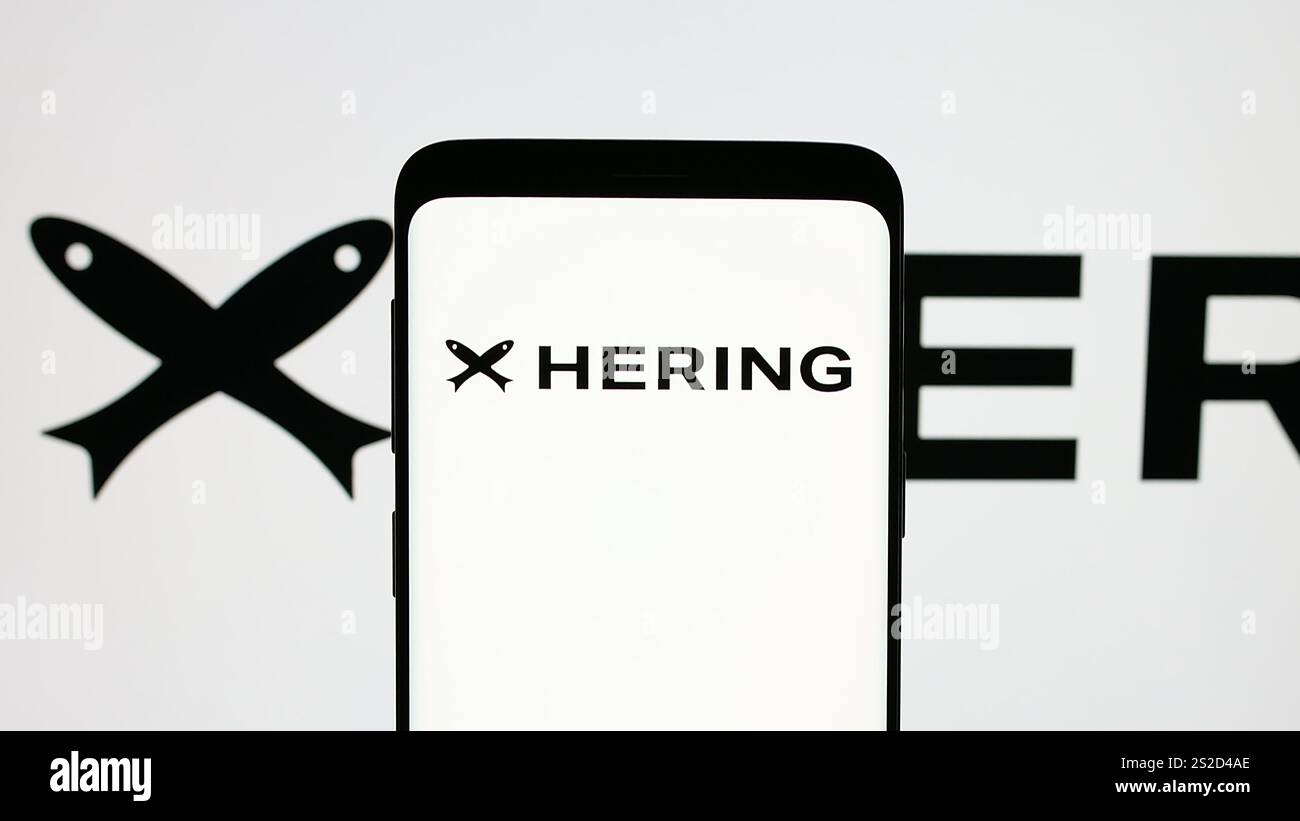 In this photo illustration, a mobile phone with the logo of Brazilian ...